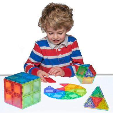 TRANSLUCENT SOLID MAGNETIC POLYDRON CLASS SET - Qizzle