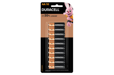 DURACELL ALKALINE AA BATTERIES, PKT 10 - Qizzle