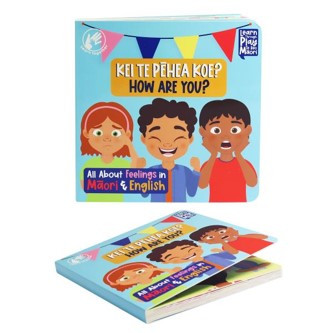BOARD BOOK TE REO FEELINGS 15X15CM - Qizzle