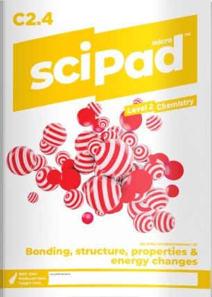 SCIPAD LEVEL 2 CHEMISTRY 2.4 STRUCTURE & BONDING 9780995105430 - Qizzle