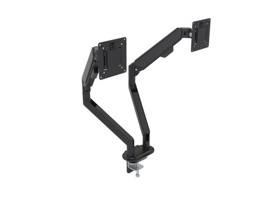 AGILE MONITOR DOUBLE ARM BLACK - Qizzle