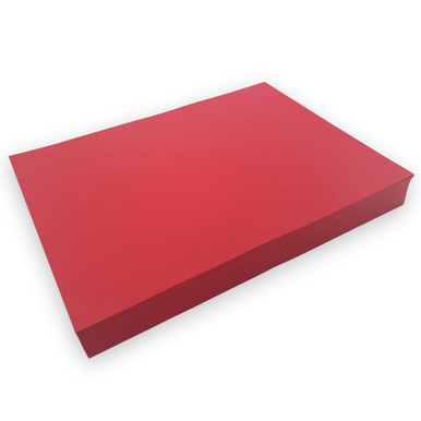 A3 COLOURED CARD 150GSM (RED), PKT 250 - Qizzle