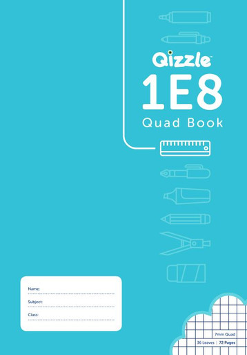 1E8 QIZZLE EXERCISE BOOK - Qizzle