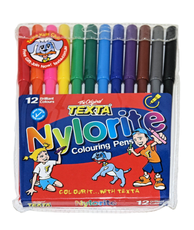 TEXTA FELT PENS, PKT 12 - Qizzle