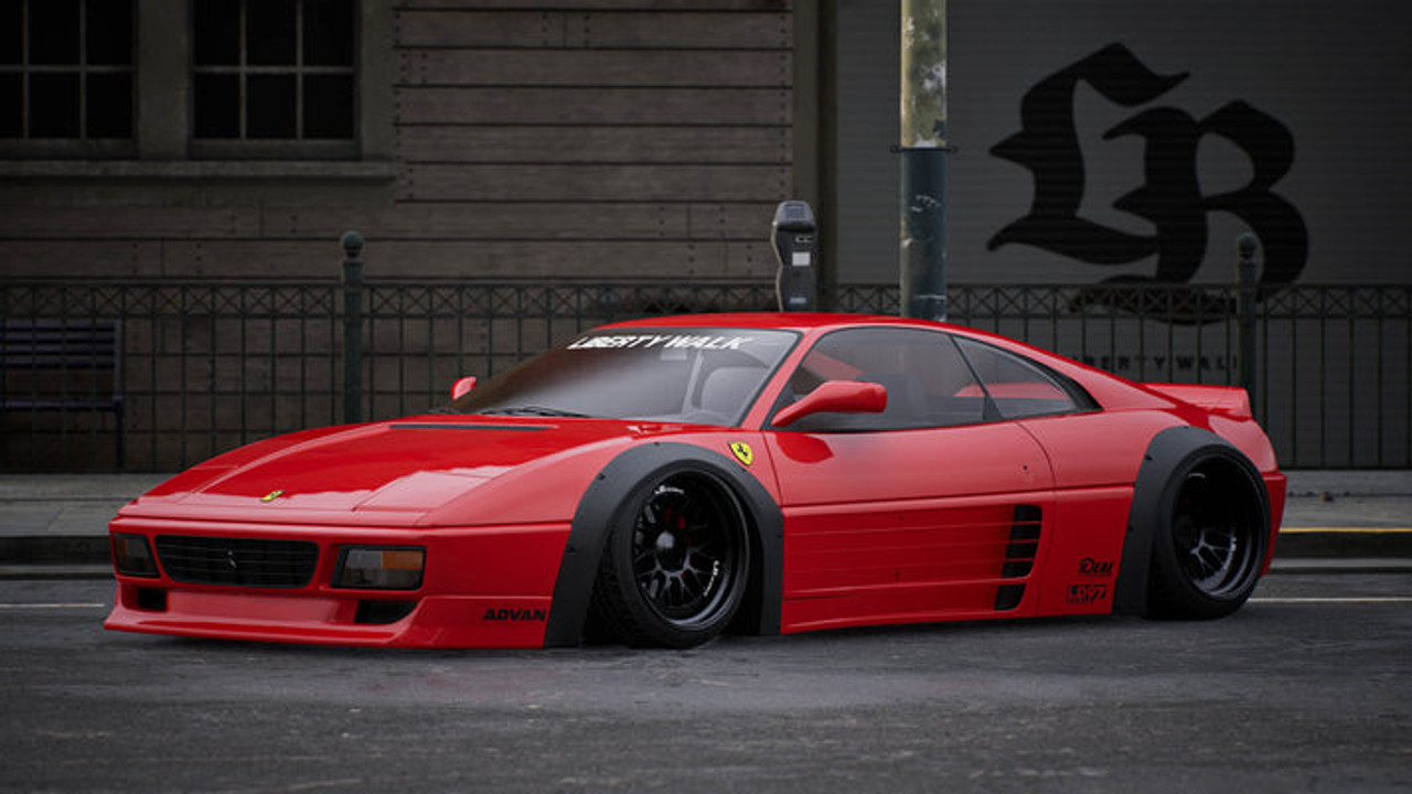 LB WORKS Ferrari 348 Complete body kit (FRP) (LB69-01)