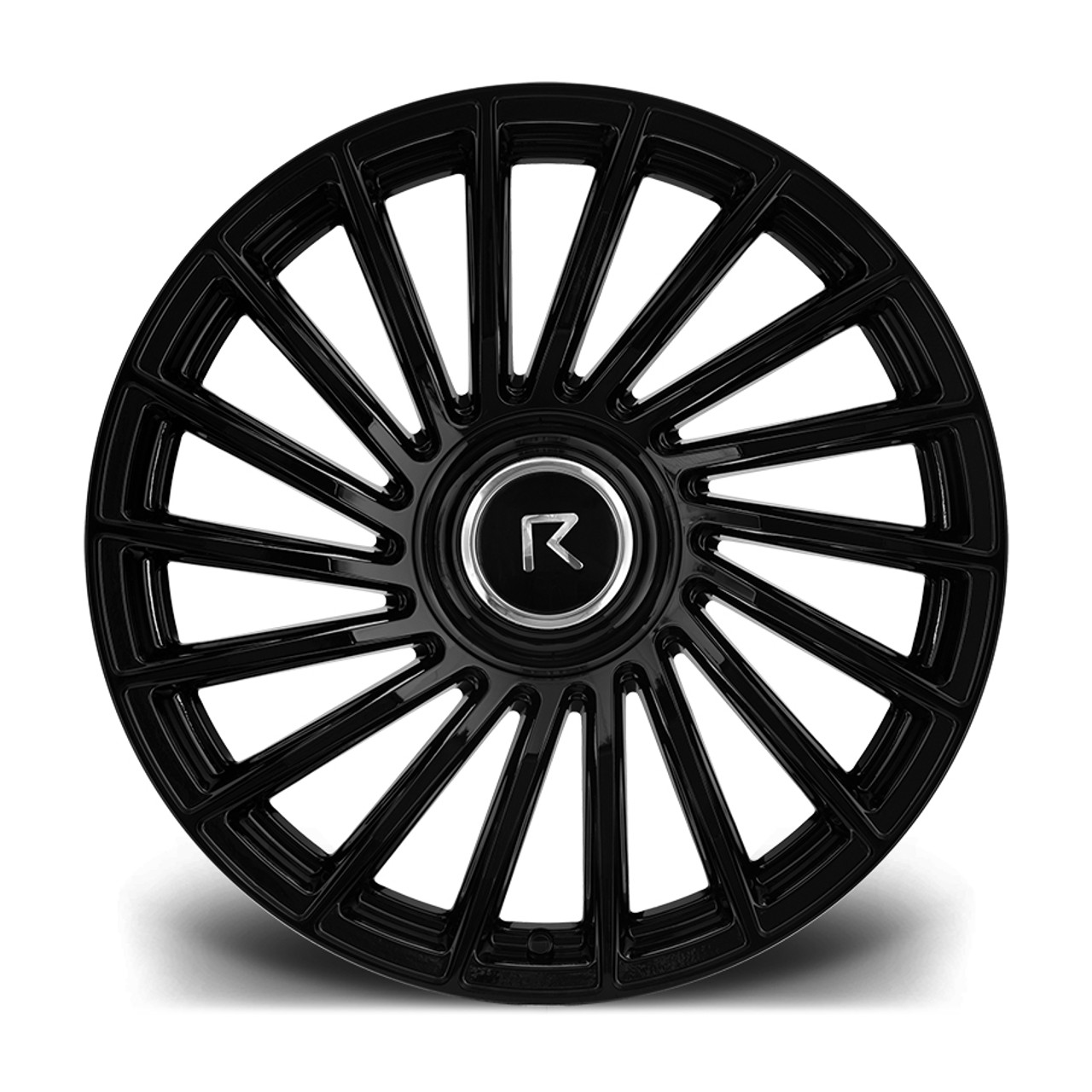 Riviera RF8 (Flow Formed) - 19 inch - Gloss Black - SET OF 4