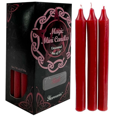 Magic Mini Candles - Red Unscented