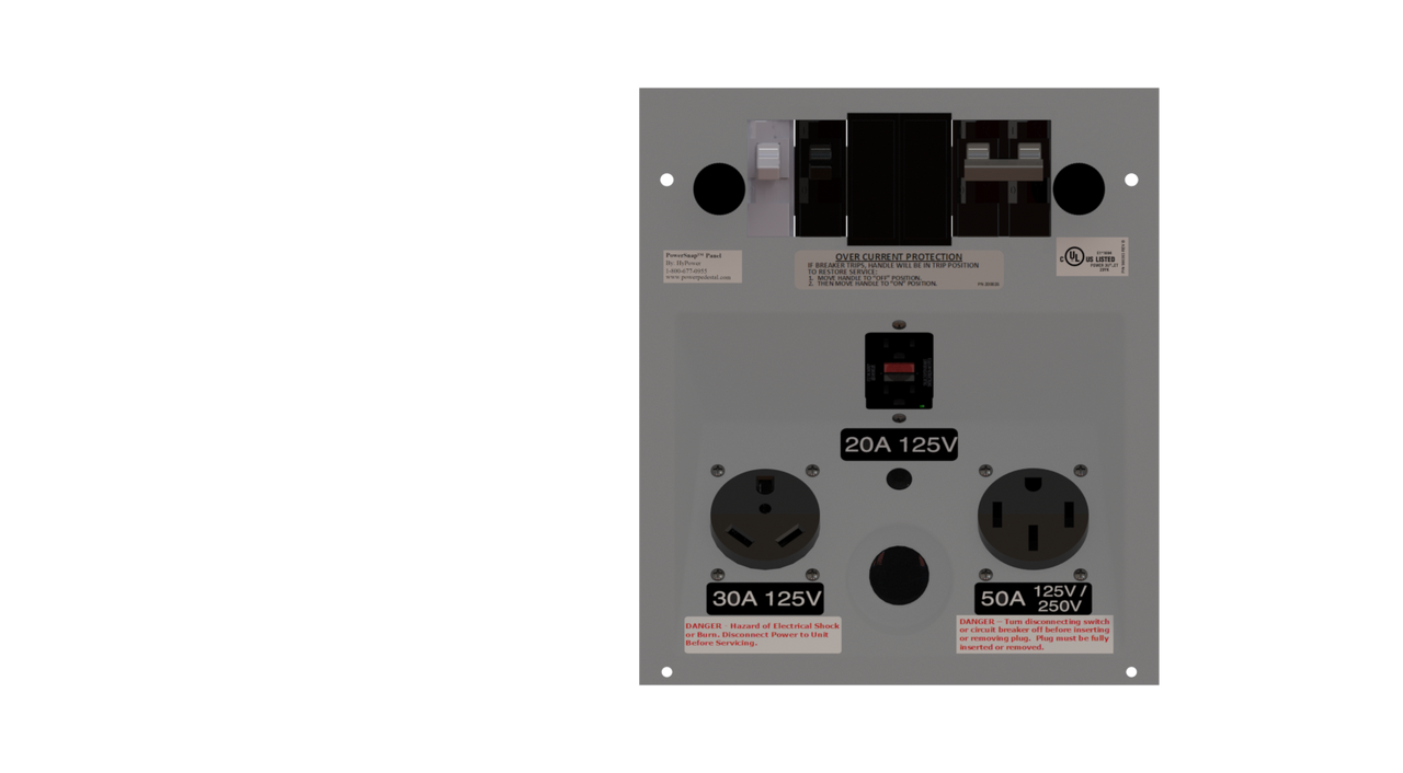 PANEL - RV 30A/20A/50A - Total Marina