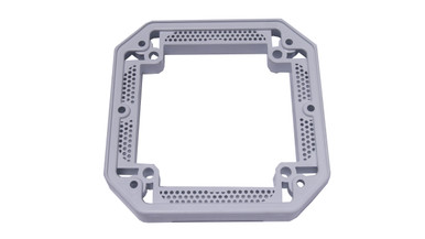 BASE PLATE - LARGE WHITE PVC - Total Marina