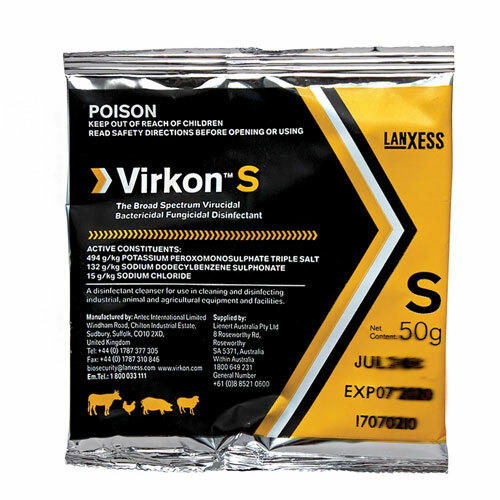 Virkon S Disinfectant 50g · Kills pathogens and bacteria fast · Dine A ...