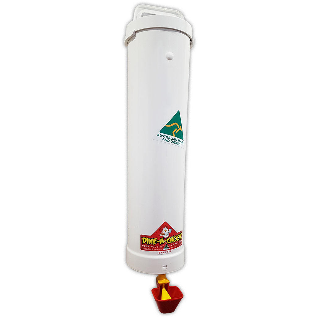 Large Chicken Feeder and Lubing Cup Drinker | Dine a Chook