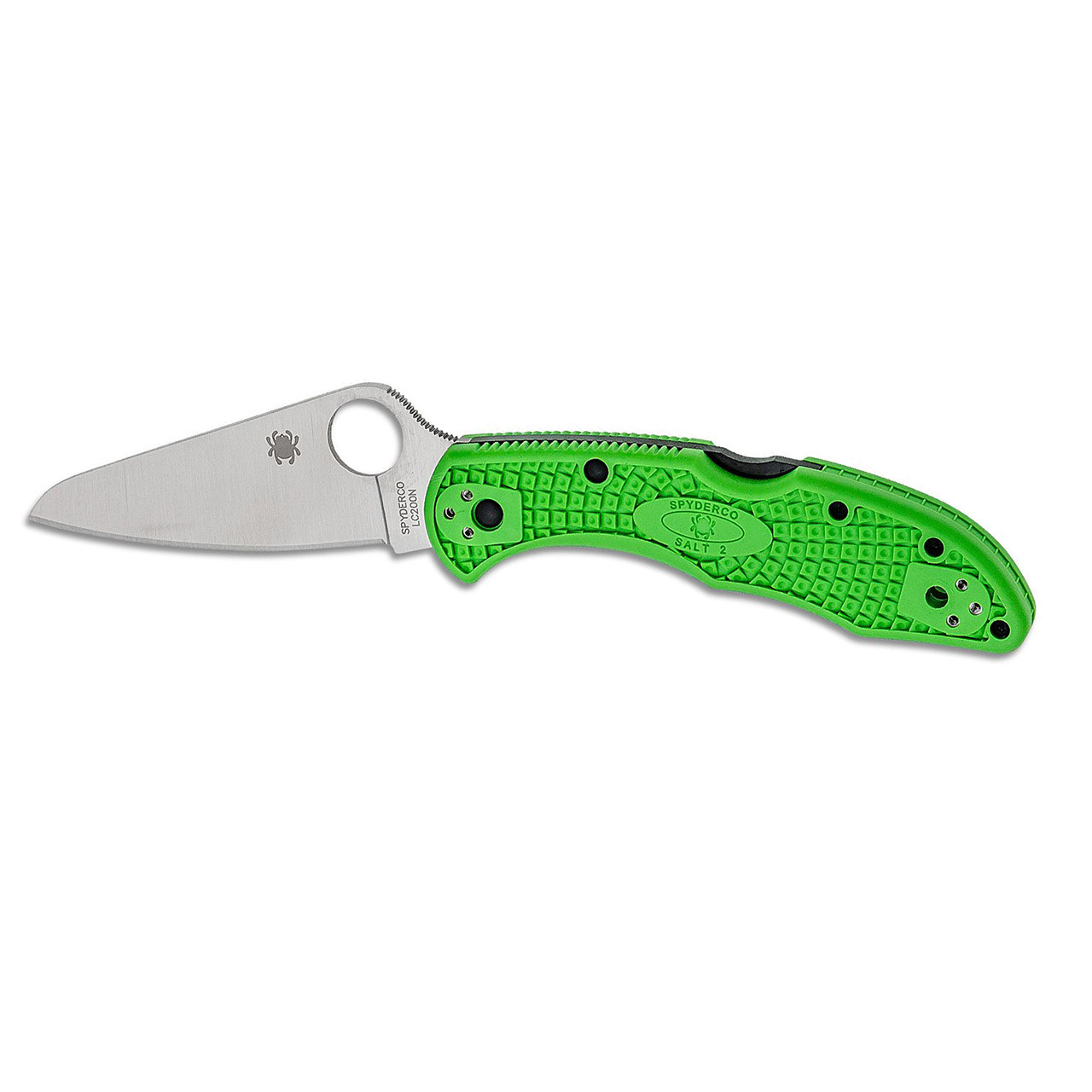 Spyderco Salt 2 LC200N Green - C88FPGR2 | House of Knives Canada
