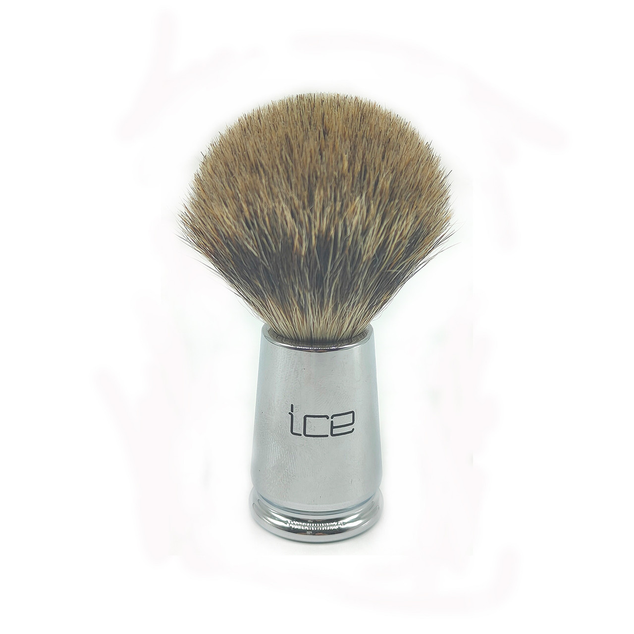 Ice Shave Brush Badger Pure Chrome - 309020 | House of Knives Canada
