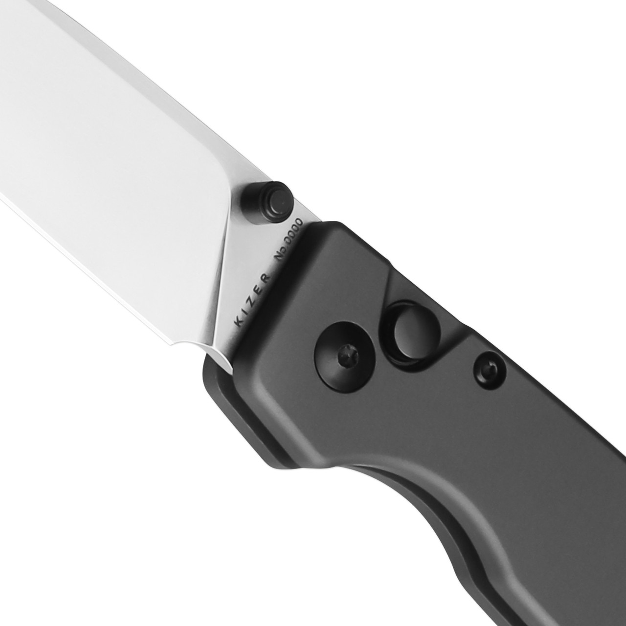 Kizer Original XL Aluminum Black - V4605C2 | House of Knives Canada