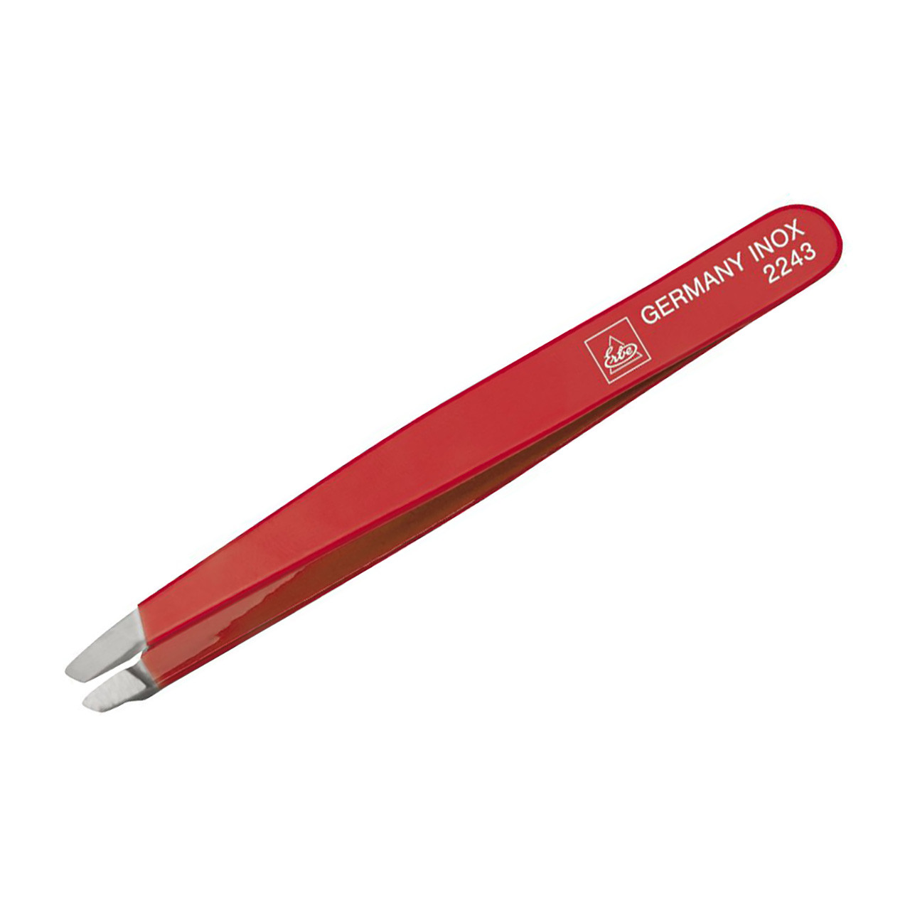 Erbe Tweezer Oblique Red Stainless Steel - 92243 | House of Knives Canada