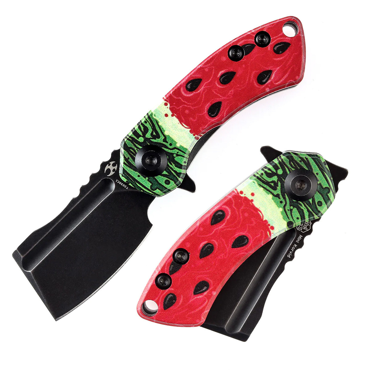 Kansept Mini Korvid G10 Watermelon Print - T3030C1 | House of Knives