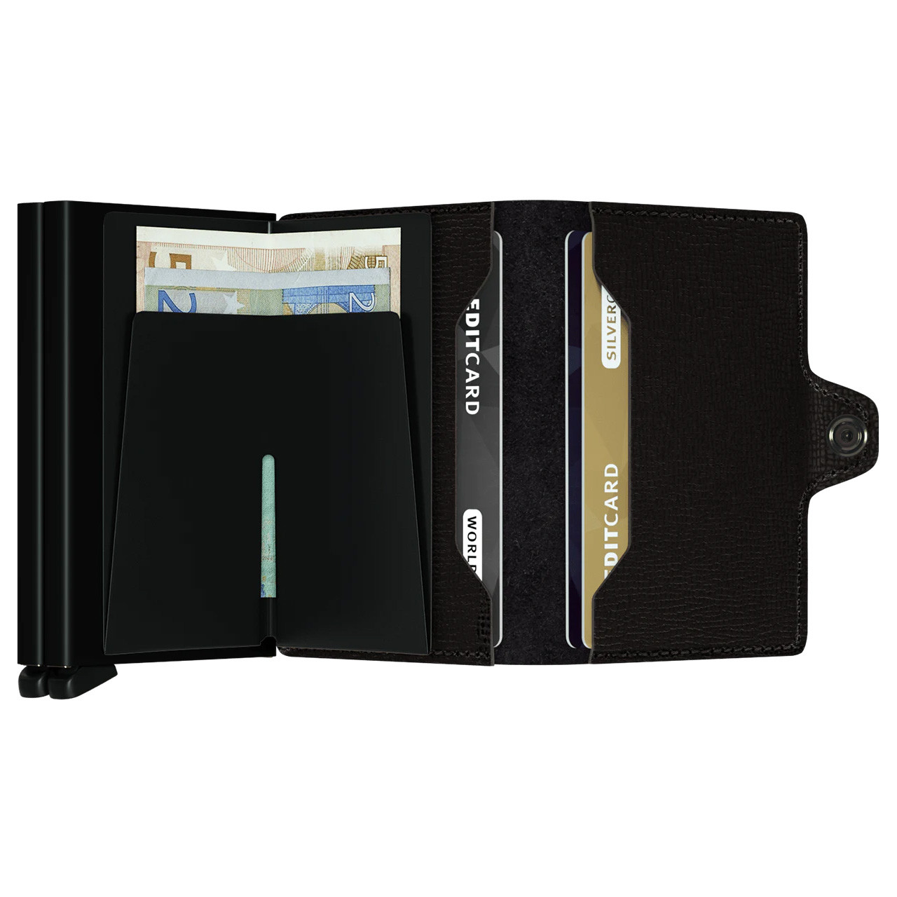 Secrid Twinwallet Crisple Black - TC-Black | House of Knives Canada