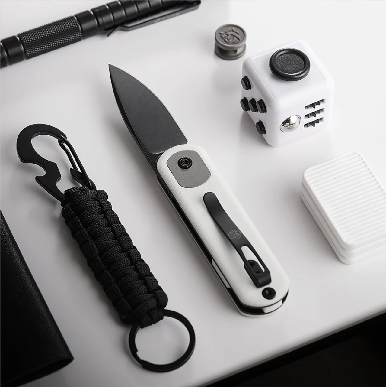 Vosteed Corgi Pup Black Stonewashed G10 White - A0718 | House of Knives ...