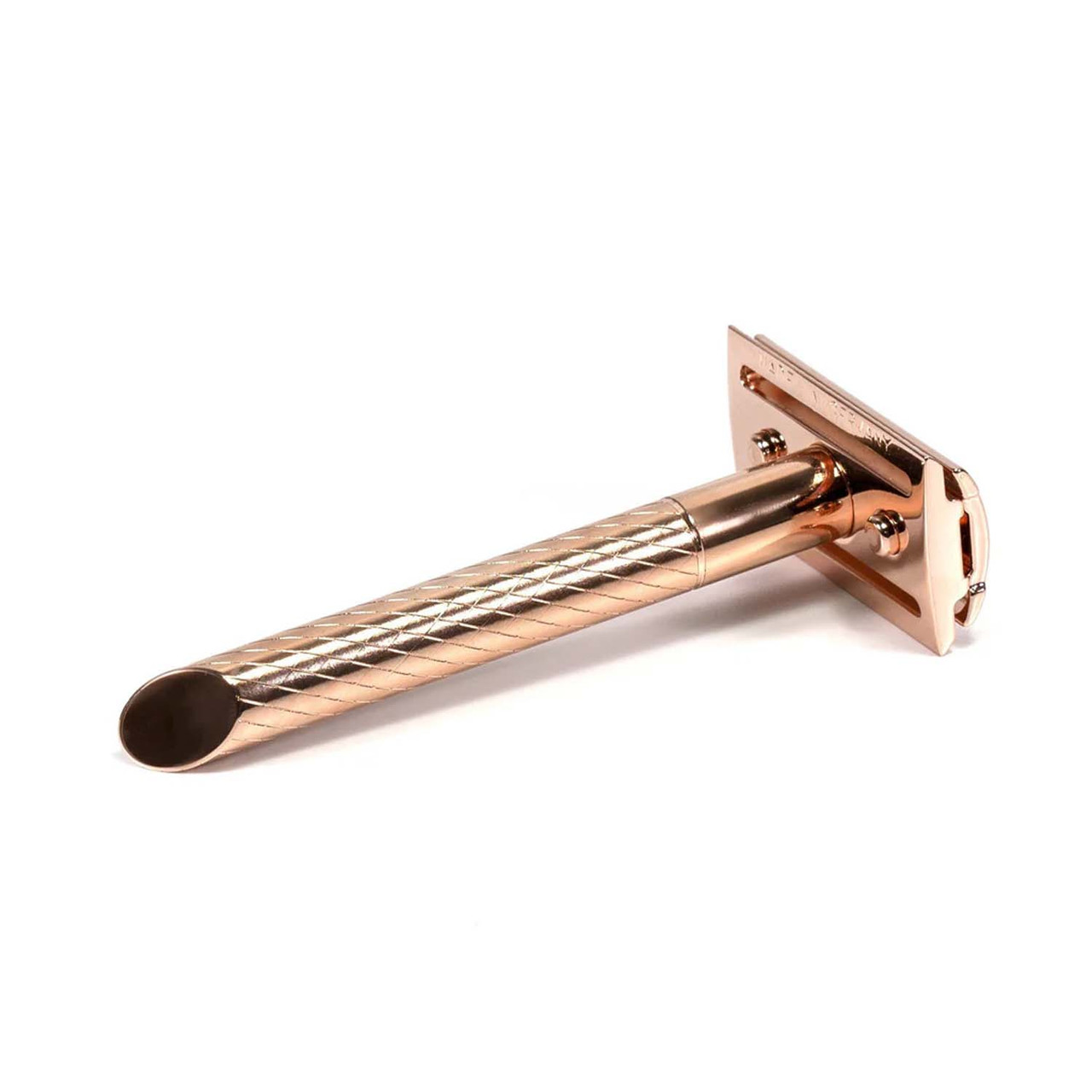 Giesen & Forsthoff Zoe Safety Razor Rosegold Chrome Pltd SS 90mm (1315)