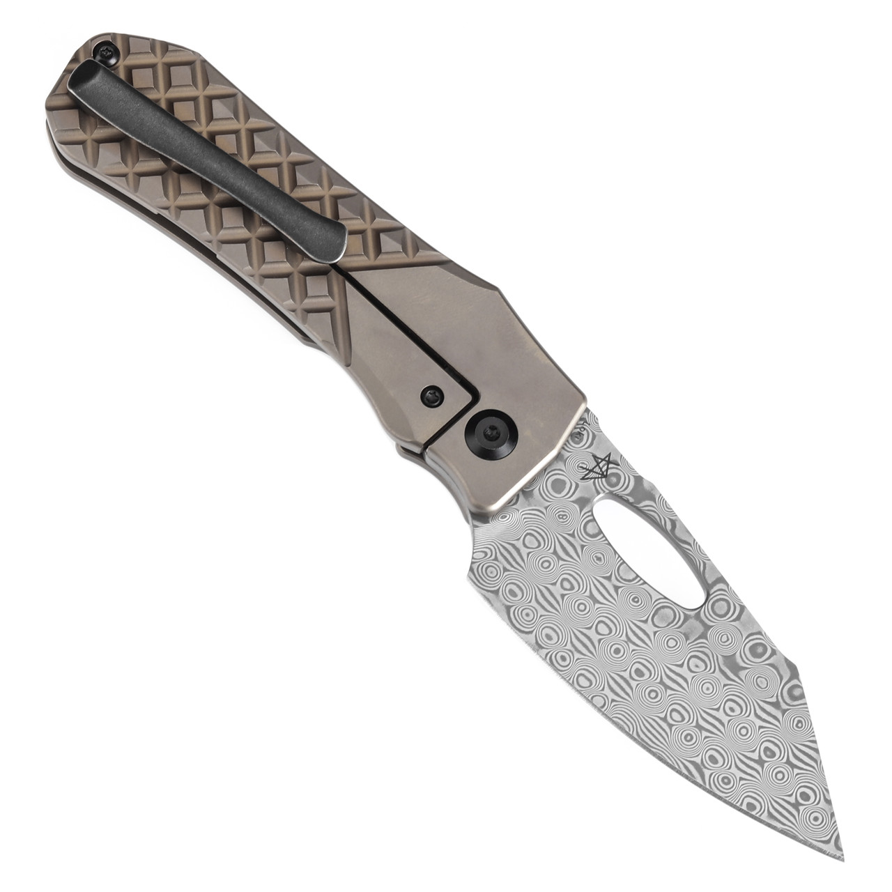 Kansept Loki Damascus Bronzed Anodized Ti (K1058B5)