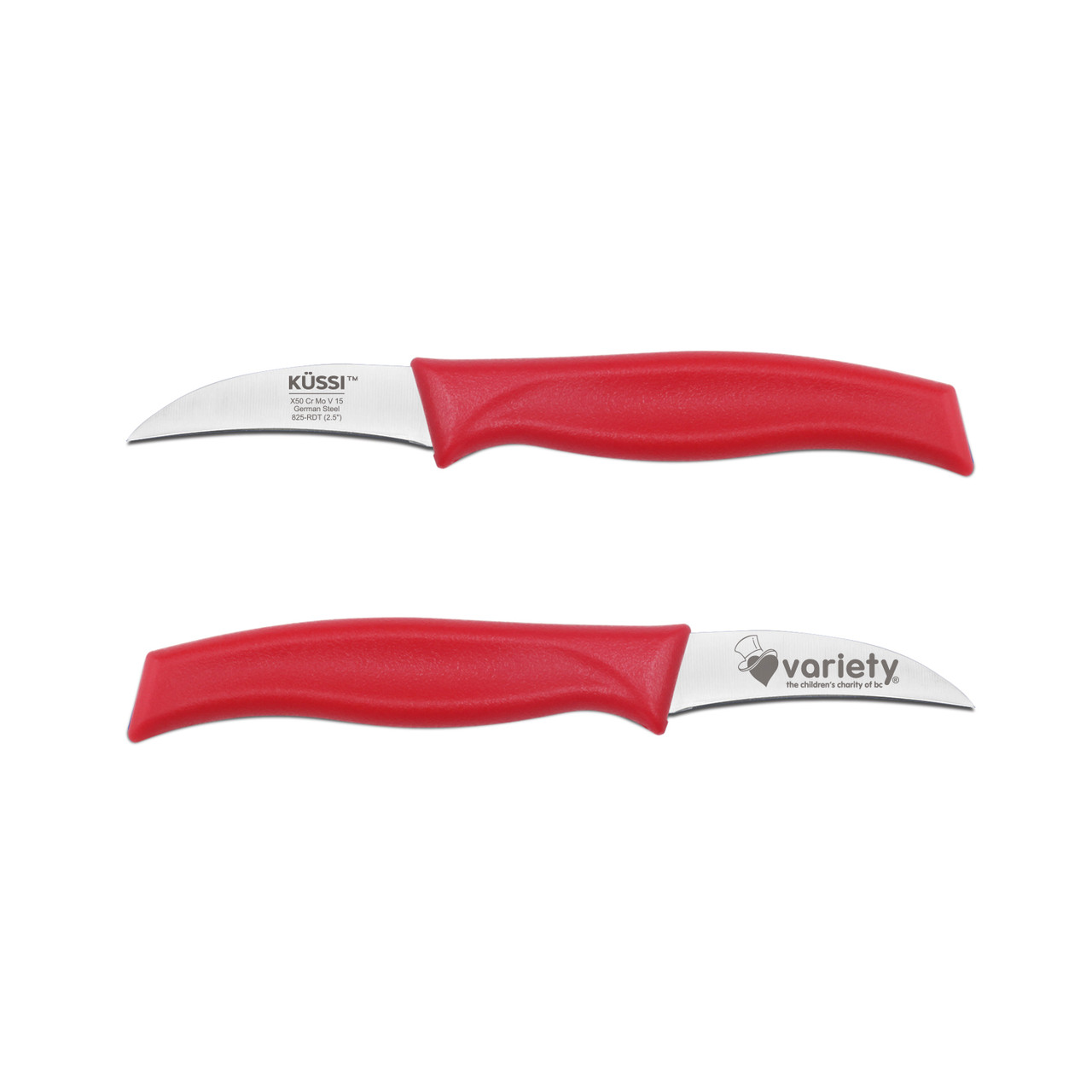 Kussi Turning 2.5" Red - Variety BC (825-RDT)
