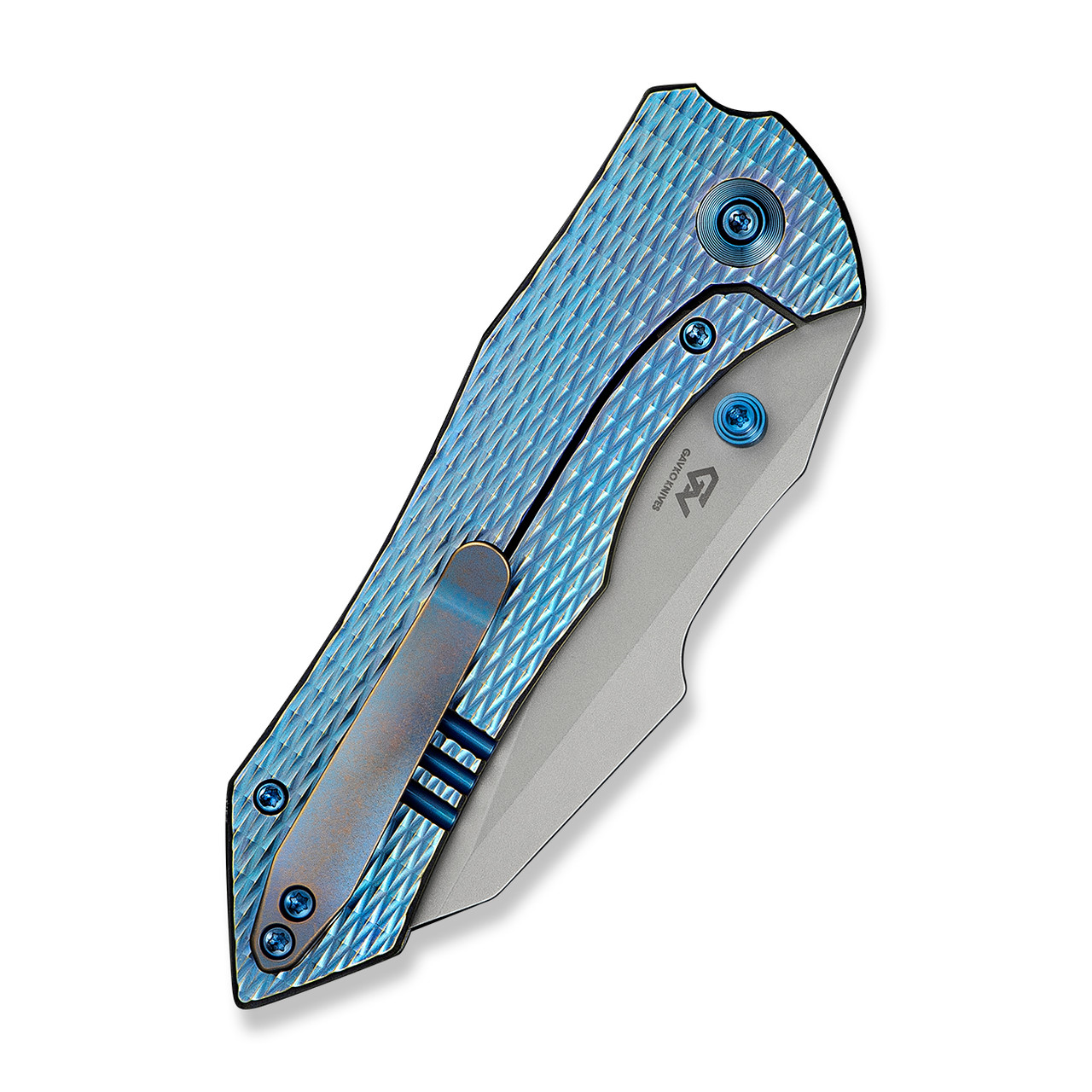 WE High-Fin XL Stonewash CPM Titanium Blue/Purple (WE24010-2)