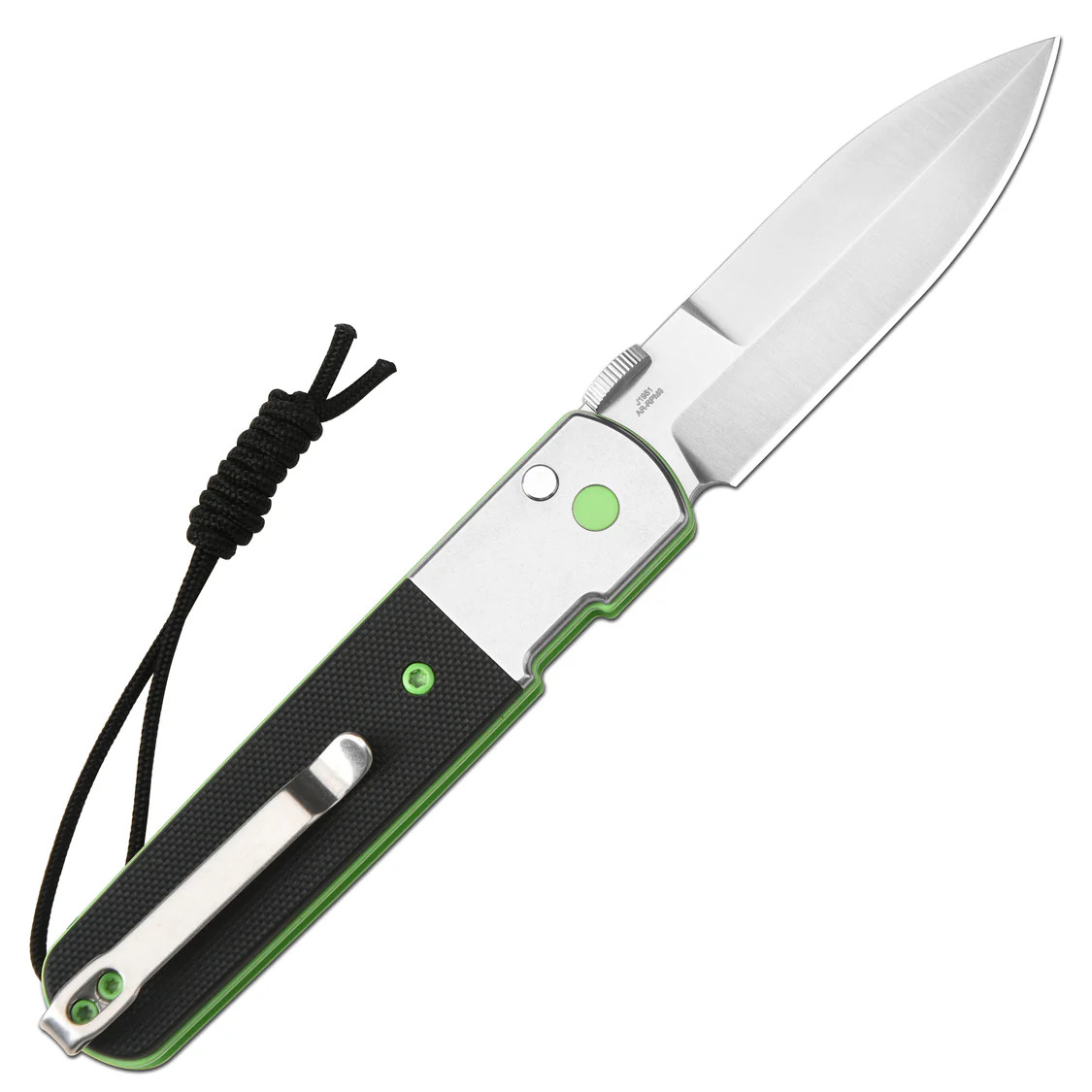 CJRB Locust Stonewash Steel Black G10 Inlay (J1951-SBK)