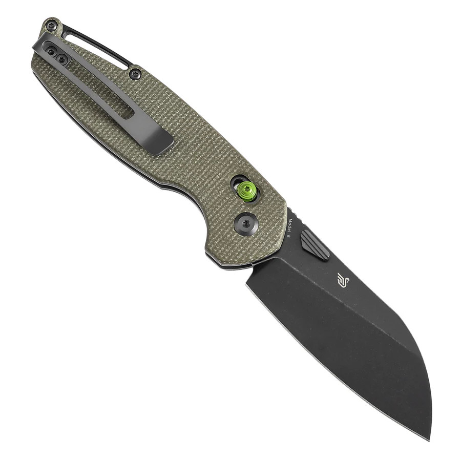 Tenable Model 6 Micarta Green (T1022V2)