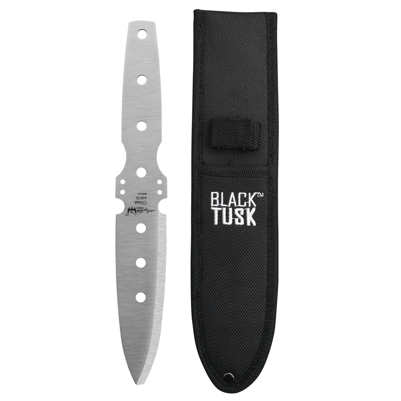 Black Tusk Chisel Throwing Knife 10" - 8060-01 | House of Knives Canada