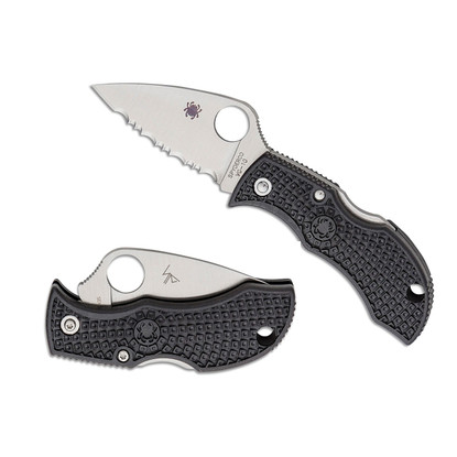 Spyderco Manbug Leaf Shaped Serrated FRN - MBKLFS | House of Knives Canada