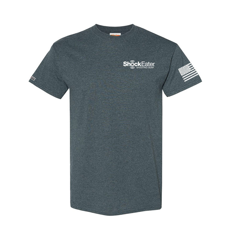 Men’s ShockEater Shooting Shirt – 50/50 Blend, Dark Grey - ShockEater ...