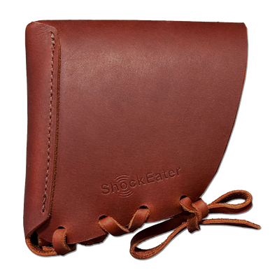 ShockEater Leather Slip-On Recoil Pad Kit, Rustic Brown - ShockEater ...