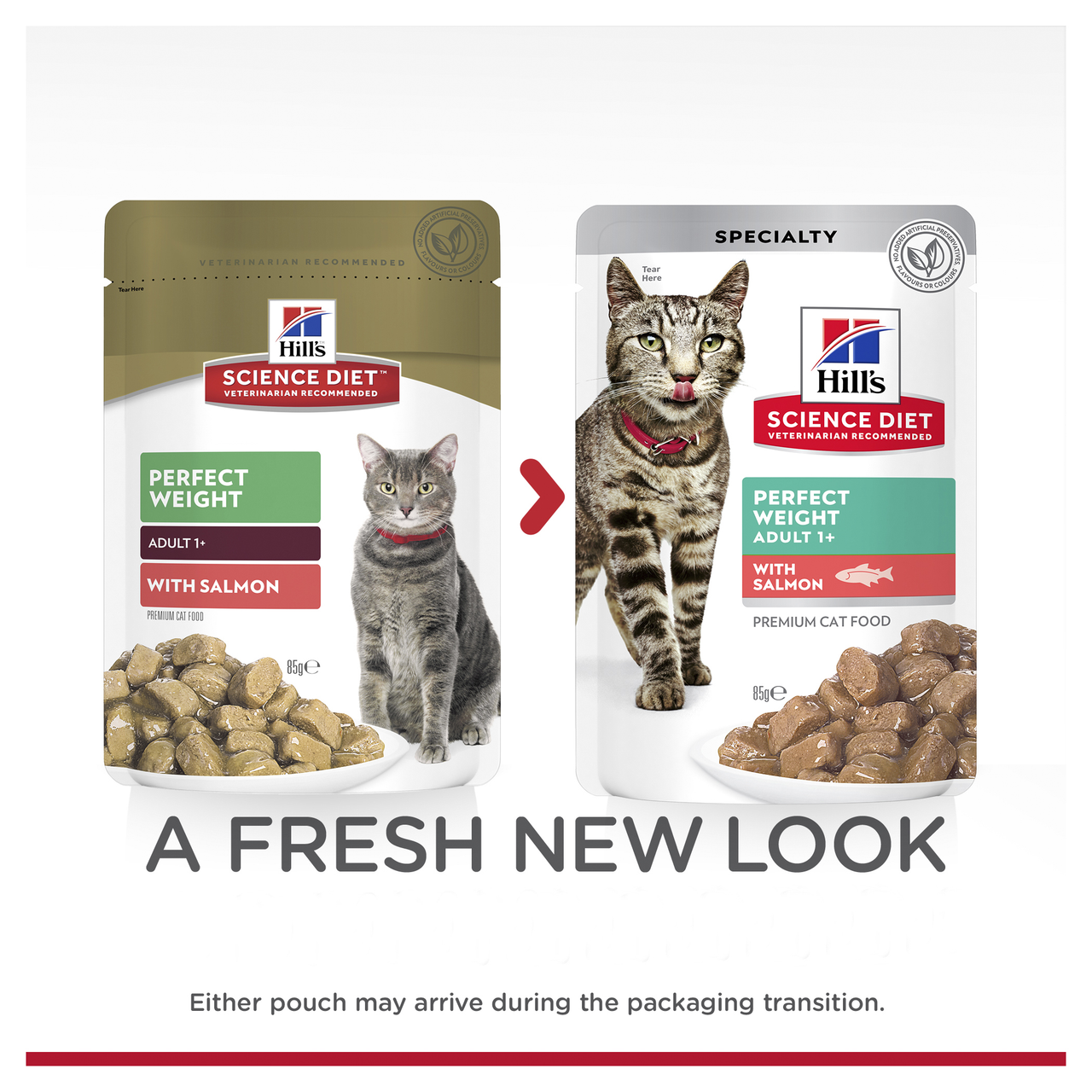 Hill's Science Diet Perfect Weight Salmon Adult Wet Food Pouches - PetO