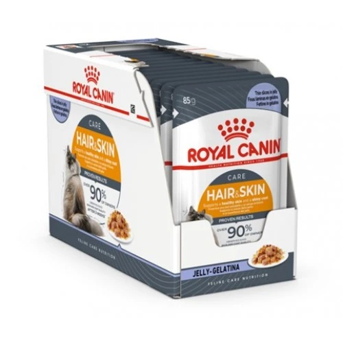 Royal Canin Hair & Skin in Jelly Wet Cat Food Pouches