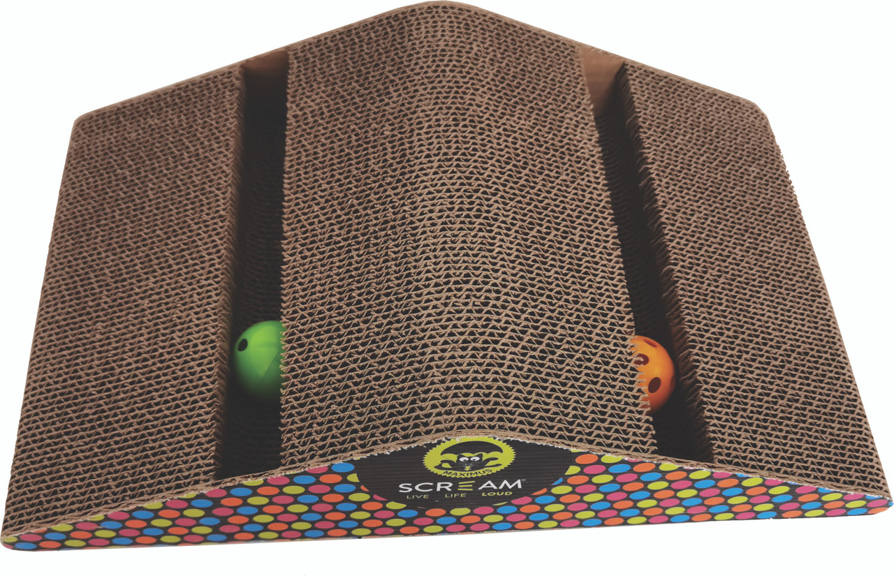 Scream Triangle Cat Scratcher