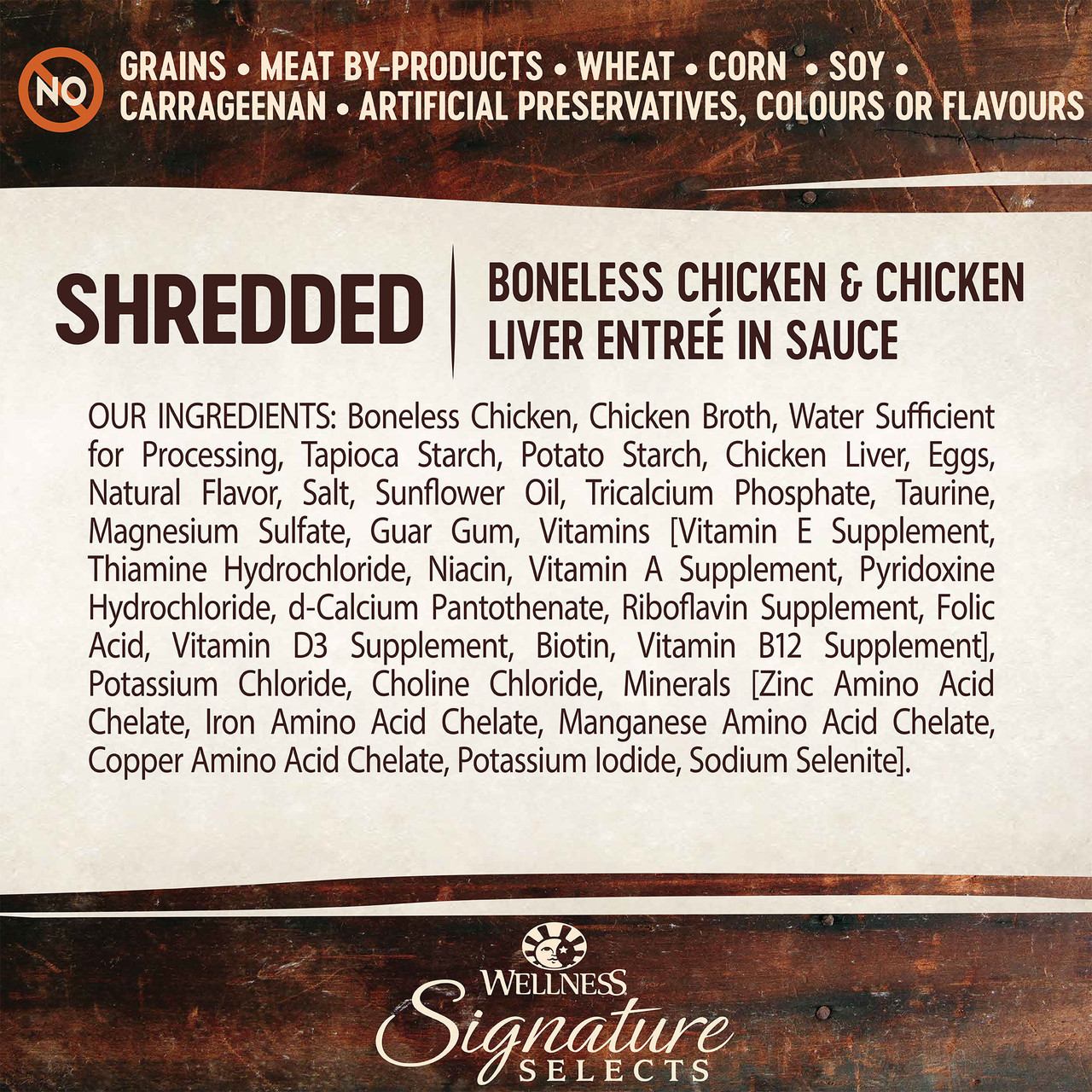 Wellness CORE Signature Selects Chicken With Chicken Liver Entrée Wet ...