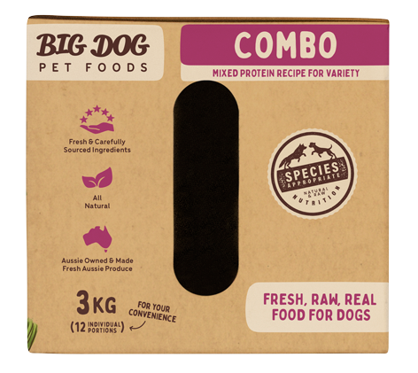 Big Dog Barf Combo Raw Dog Food 3kg
