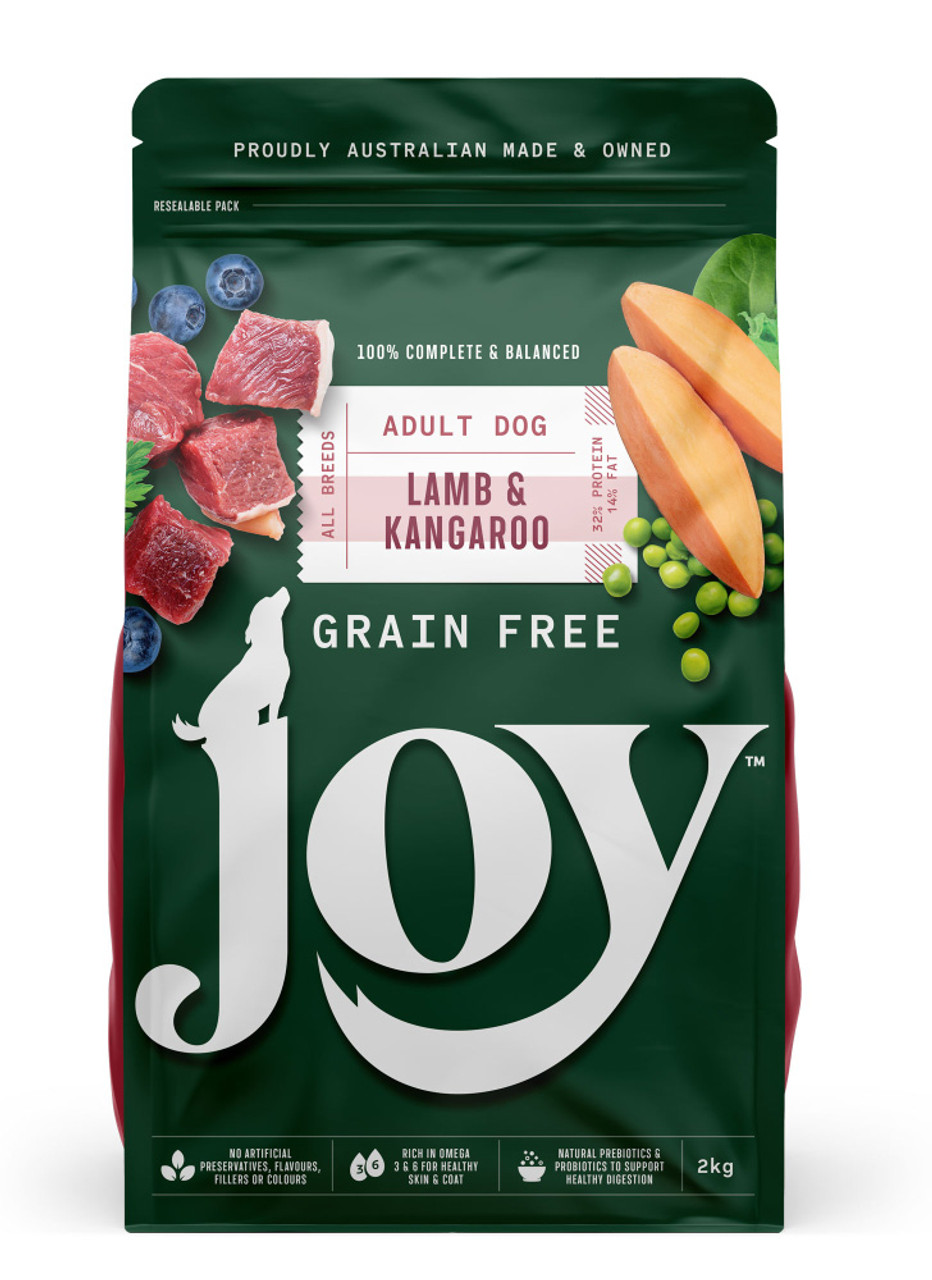 Joy Adult Grain Free Lamb and Kangaroo Dry Dog Food