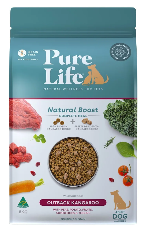 Pure Life Natural Boost Outback Kangaroo Dry Dog Food