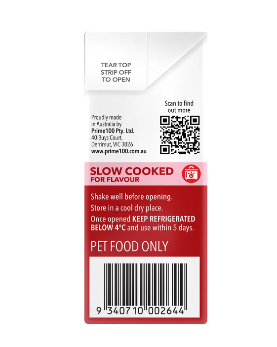 Prime 100 SPD Slow Cooked Duck & Sweet Potato Wet Dog Food