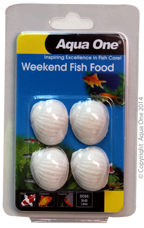 Aqua One Block Weekend Fish Food - PetO