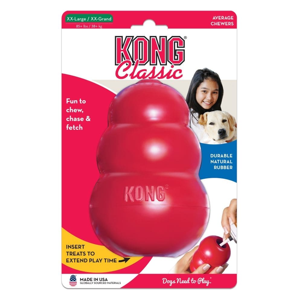 Kong Classic Rubber Dog Toy | Dog Enrichment Chew Toy | PetO