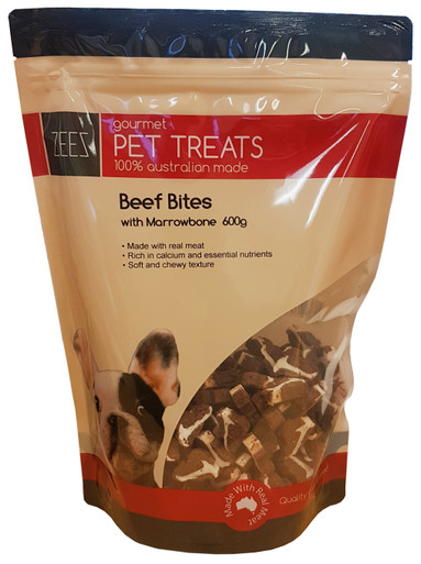 ZeeZ Beef Bites Marrowbone Dog Treats - PetO