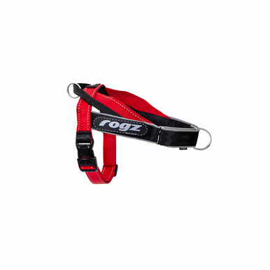 Rogz Utility LetzGo Personalised Harness Red