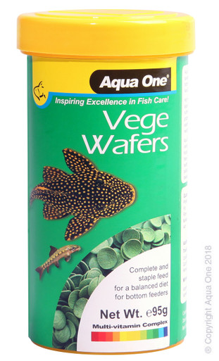 Aqua One Vege Wafer Fish Food - PetO