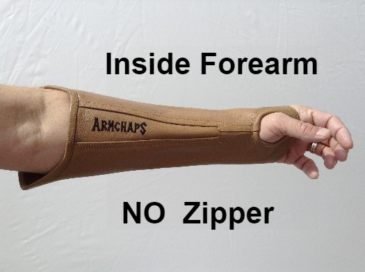 Welding Arm Chaps | Light Brown | Arm Protectors