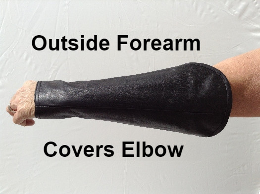 Welding Arm Chaps | Black | Arm Sleeves for Protection