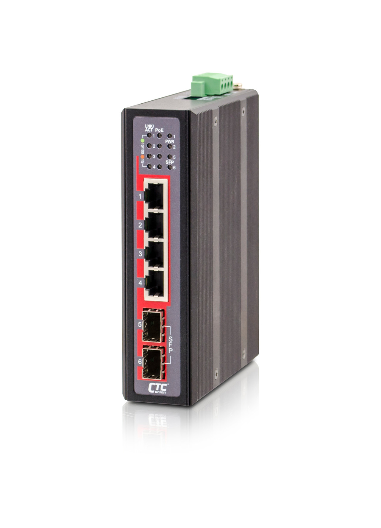 IGS-402CS-4PHE - 4 PoE+ 30W copper ports + 2 SFP ports Gigabit Ethernet ...