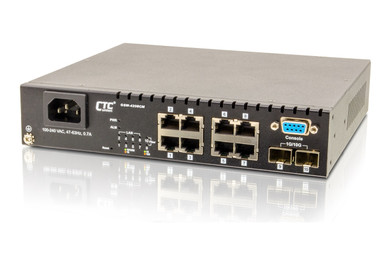 GSW-4208CM-AC - Gigabit Enterprise Ethernet 8+2 SFP+ 1G/10G ports, L2 ...