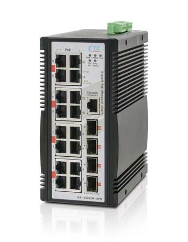 IGS-1604XSM-16PH - 16 copper + 4x 1G/2.5G/10G SFP+ port SNMP/web ...